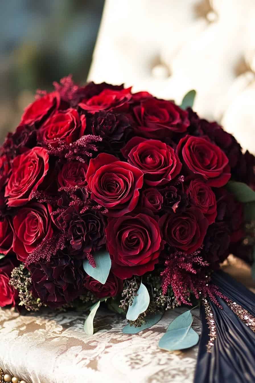 20 Timeless Red Rose Wedding Bouquets • Confetti & Roses