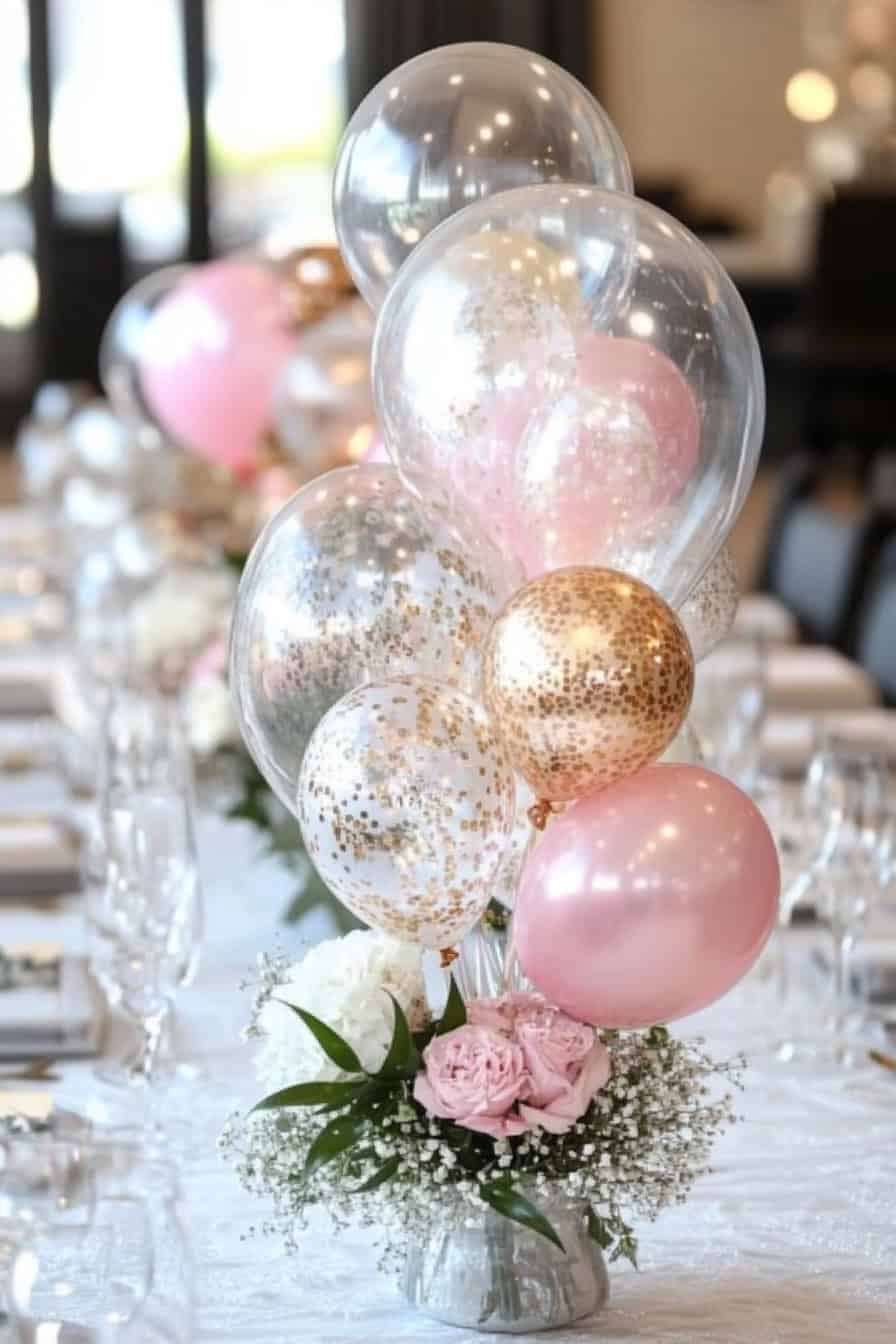 10 Creative Tips & Ideas For Wedding Balloon Centerpieces • Confetti ...