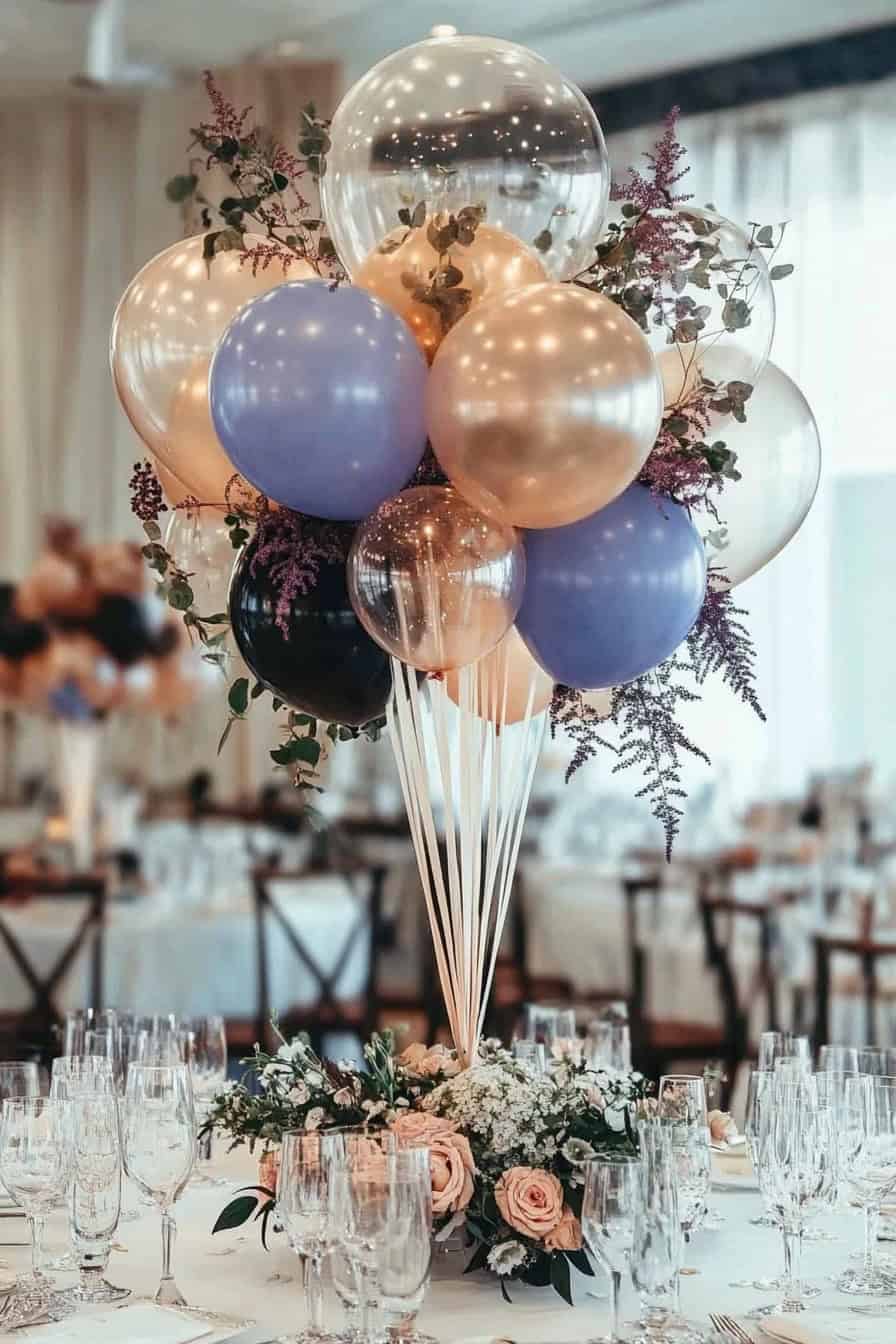 10 Creative Tips & Ideas For Wedding Balloon Centerpieces • Confetti ...