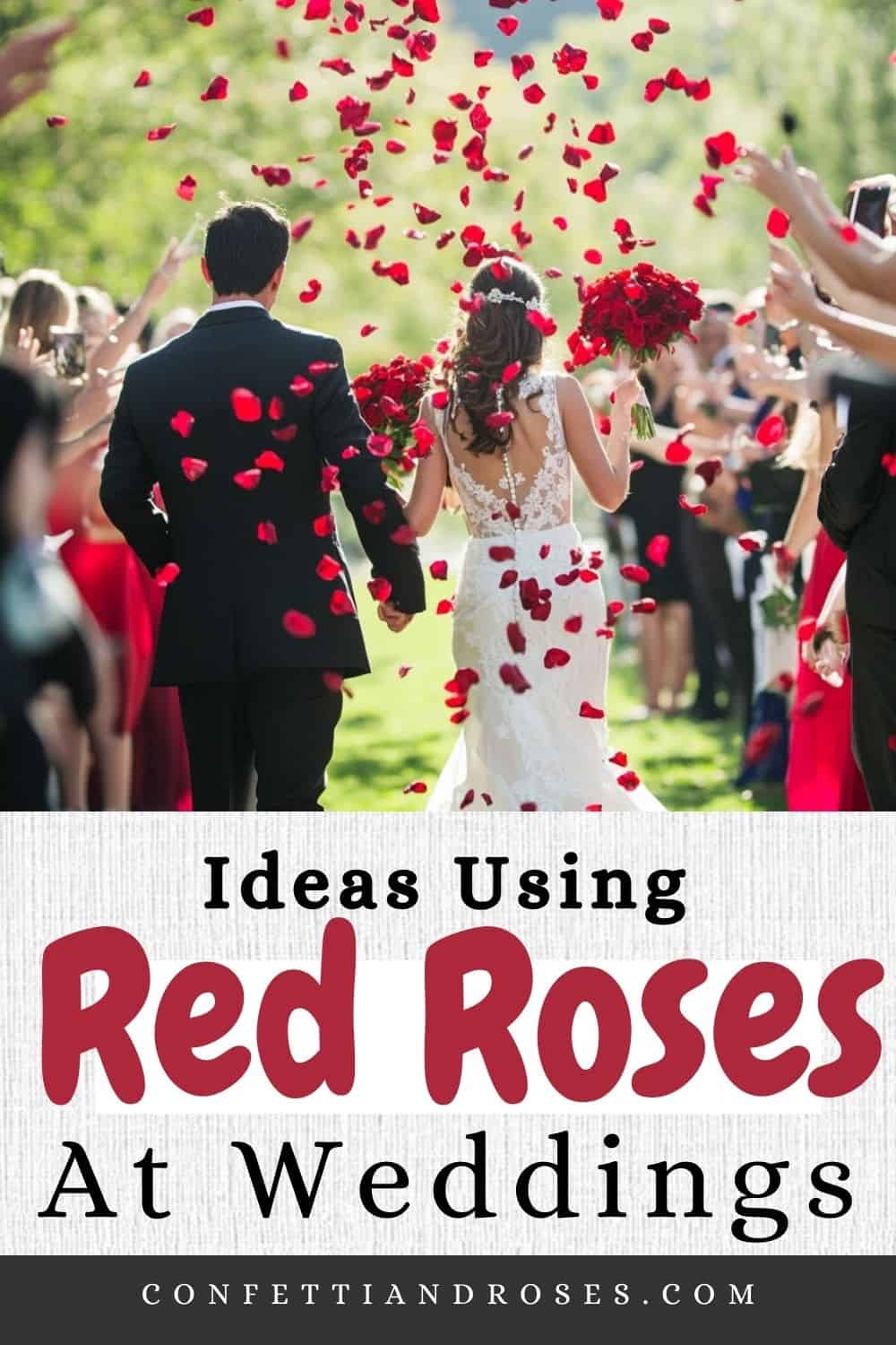 25 Stunning Ideas For A Red Rose Wedding Theme • Confetti & Roses