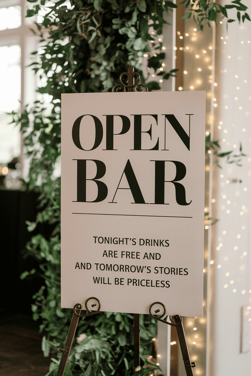 10 Important Wedding Signs You Need On Your Special Day • Confetti & Roses
