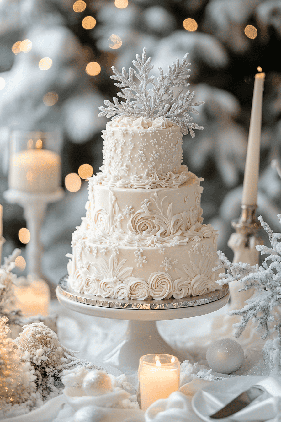 20 Winter Wedding Cakes That Embrace The Beauty Of The Season ...