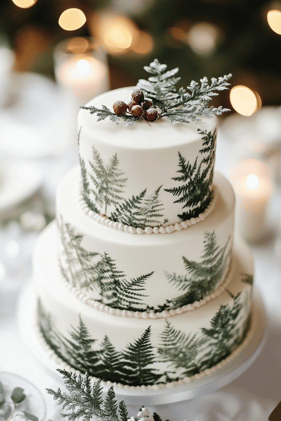 20 Winter Wedding Cakes That Embrace The Beauty Of The Season ...