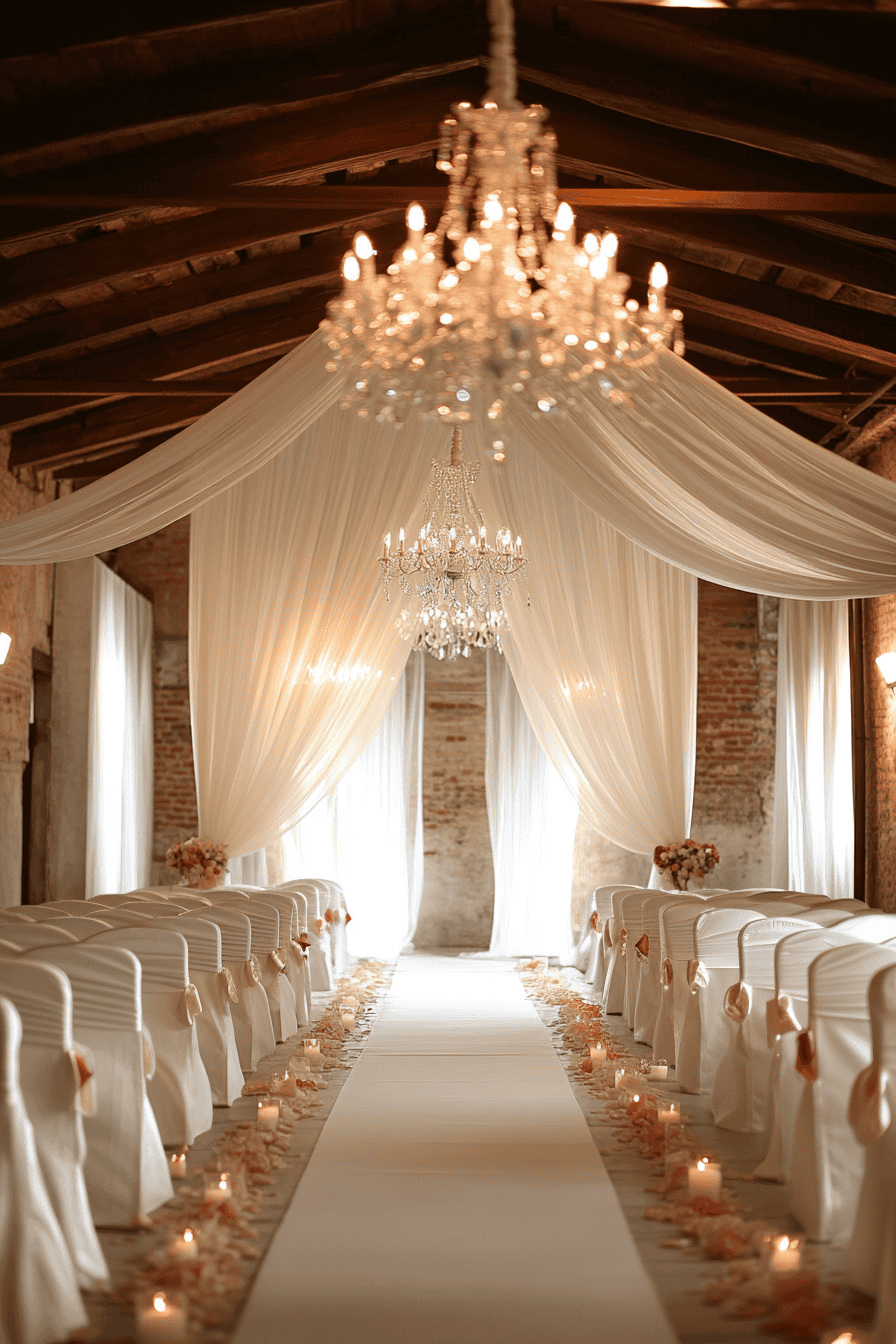 17 Stunning Indoor Wedding Aisle Decorations To Wow Your Guests ...