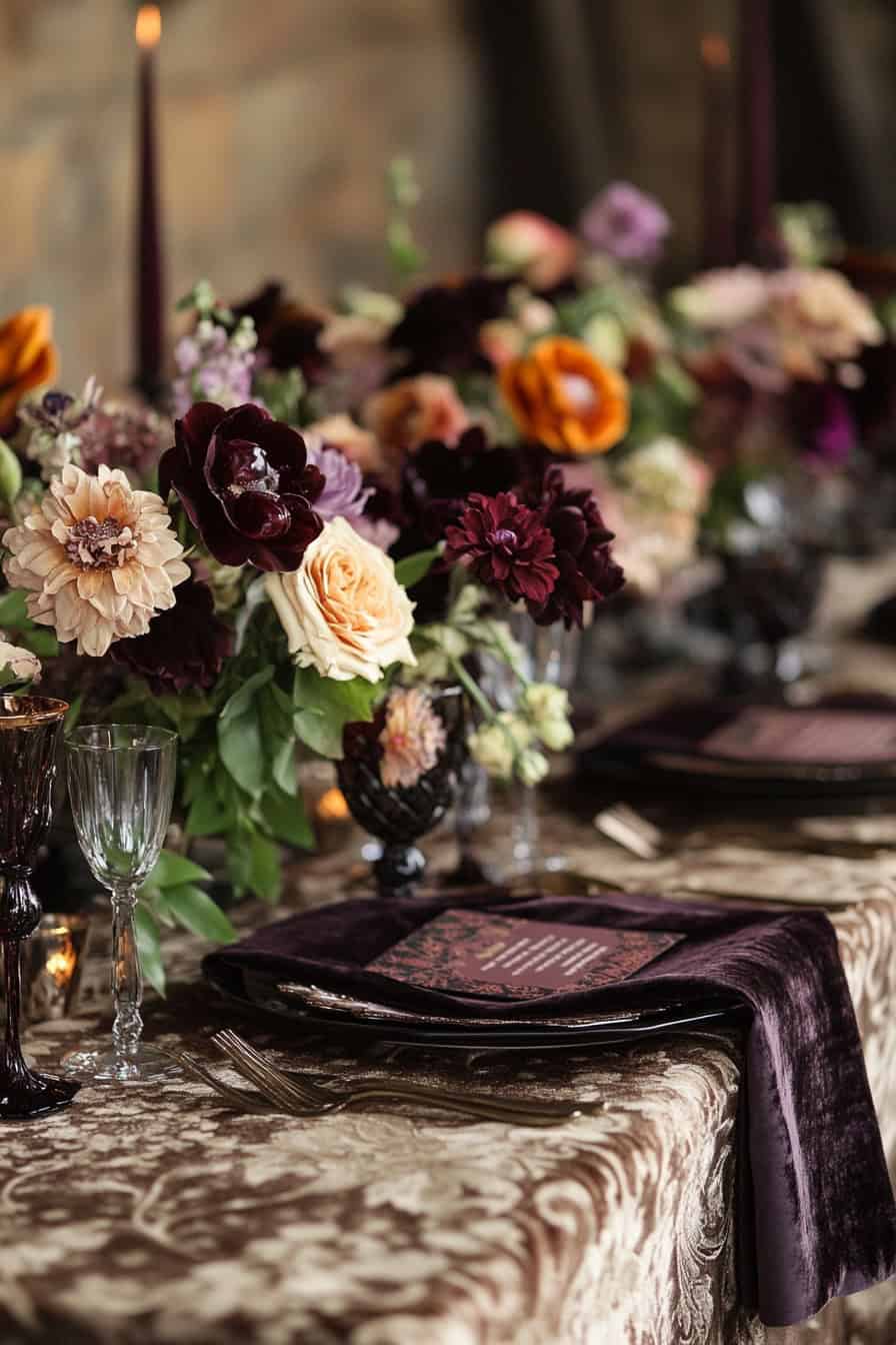 17 Enchanting Ideas For A Moody Fall Wedding • Confetti & Roses