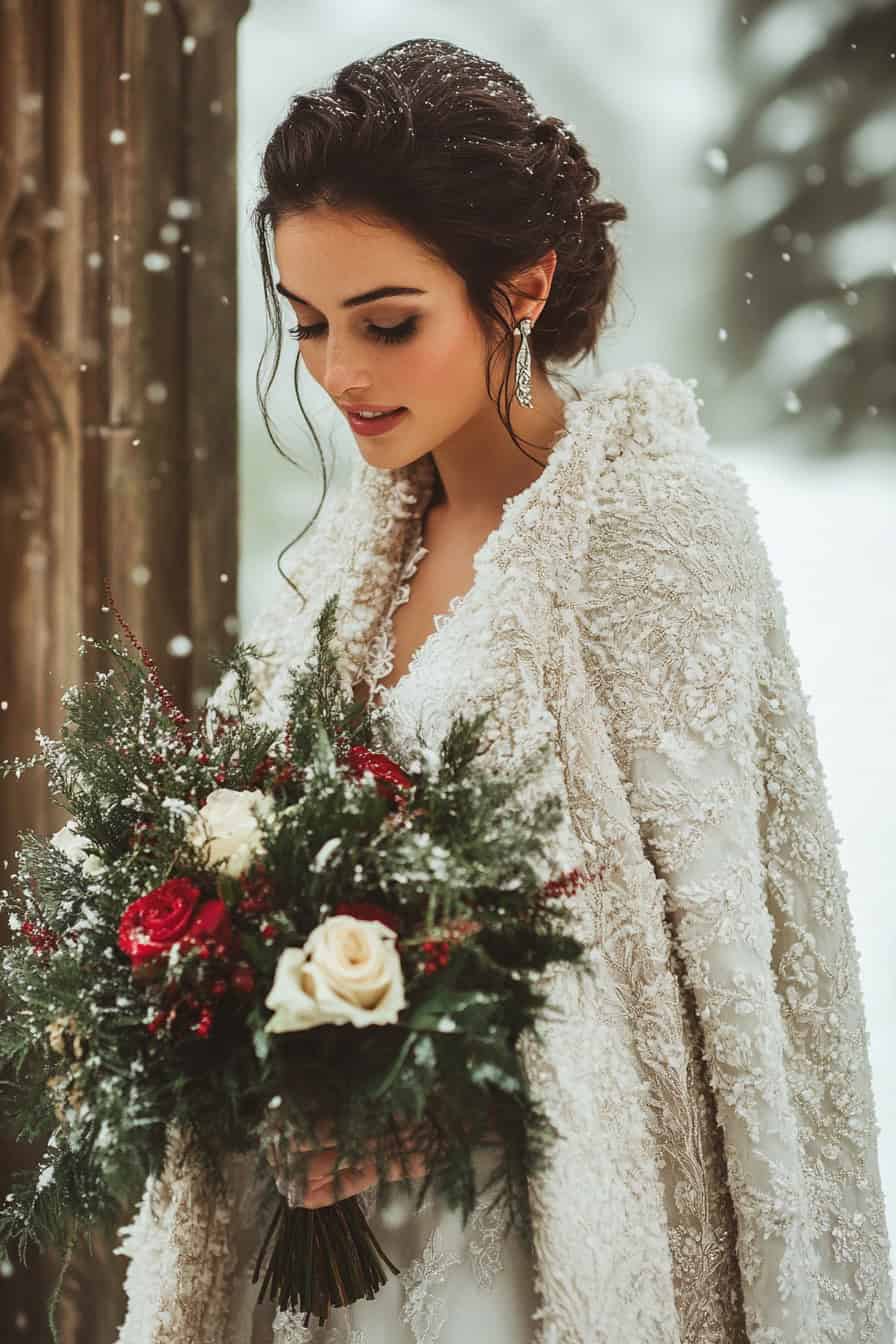 20 Heartwarming Christmas Wedding Ideas • Confetti & Roses
