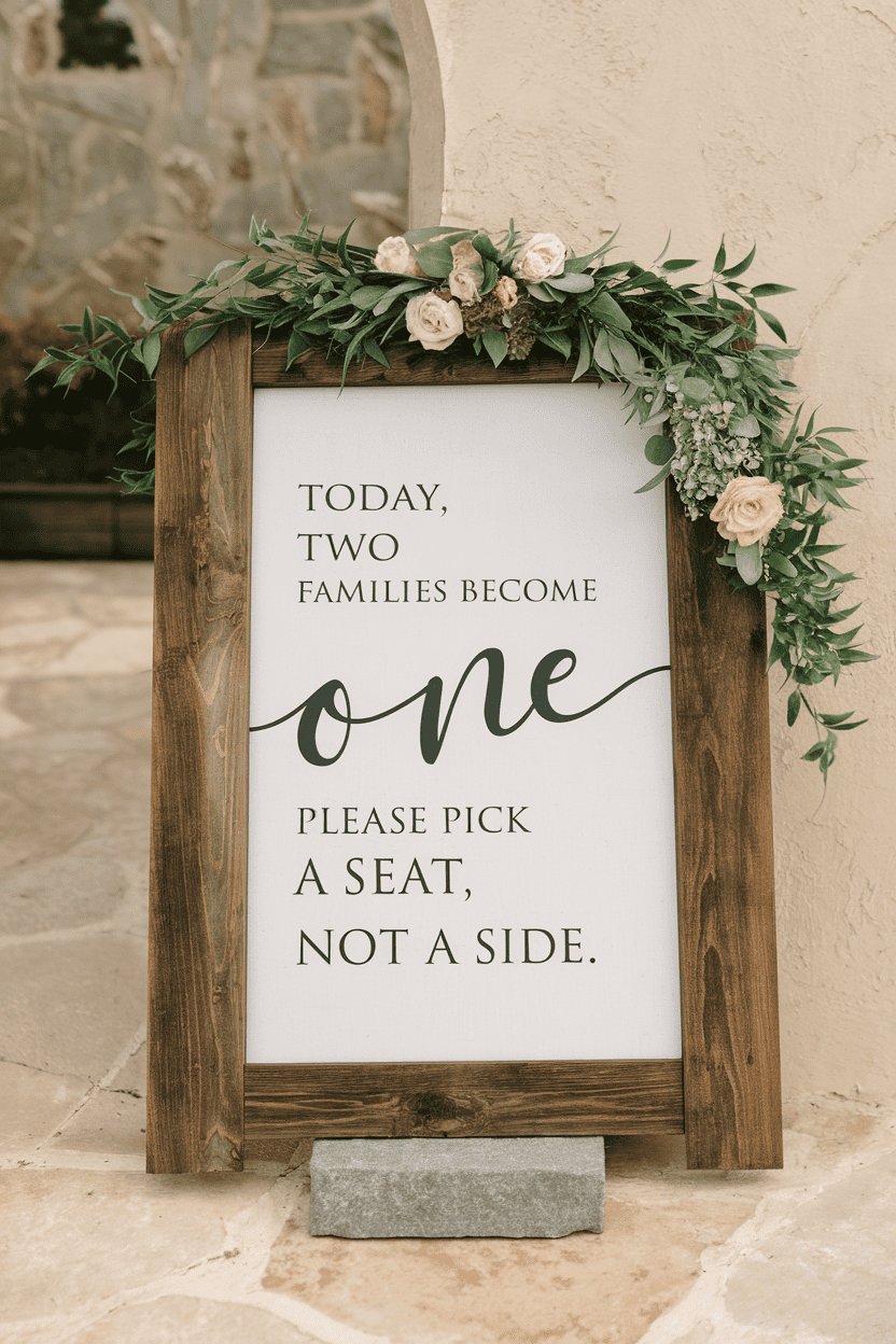 10 Important Wedding Signs You Need On Your Special Day • Confetti & Roses