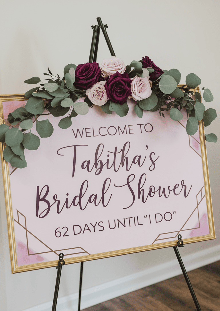 24 Stunning Ideas For Bridal Shower Signs • Confetti & Roses