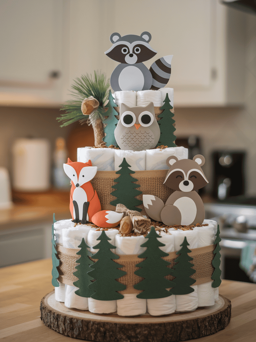 10 Creative Diaper Cake Ideas & Themes For Your Baby Shower • Confetti ...