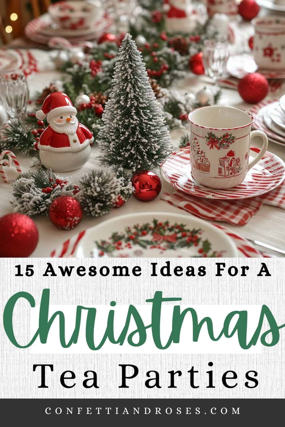 Teacups & Tinsel: 15 Magical Christmas Tea Party Ideas • Confetti & Roses