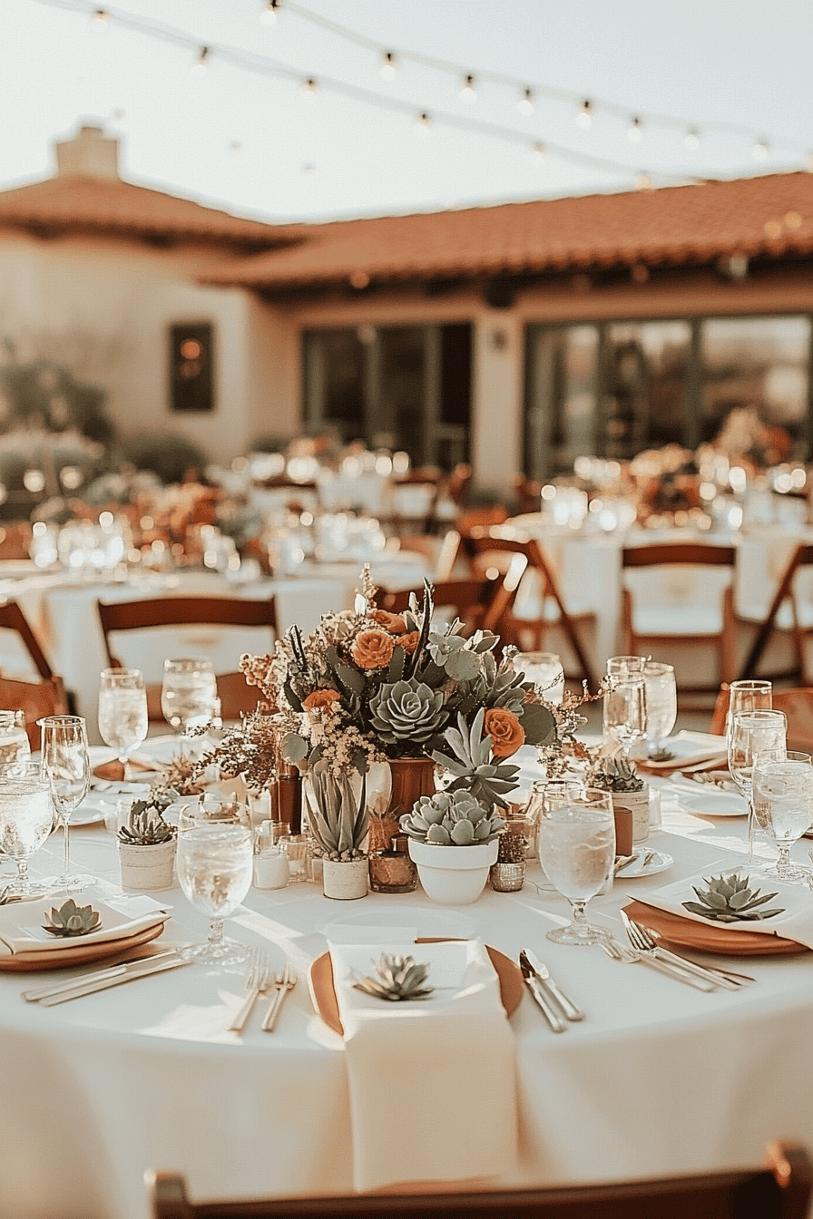 10 Beautiful Earth Tone Wedding Color Ideas And Palettes • Confetti & Roses