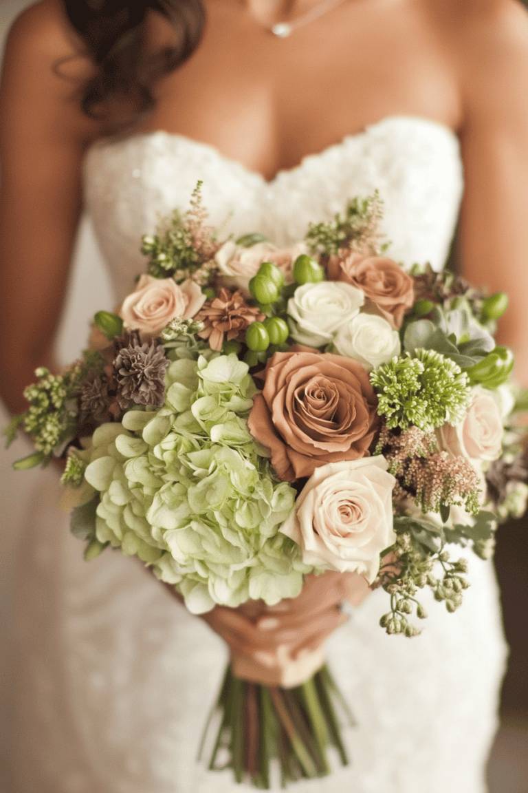 10 Beautiful Earth Tone Wedding Color Ideas And Palettes • Confetti & Roses