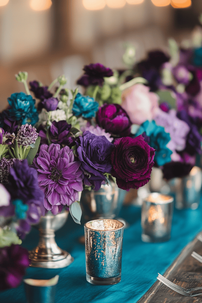 17 Enchanting Jewel Tone Wedding Ideas And Palettes • Confetti & Roses
