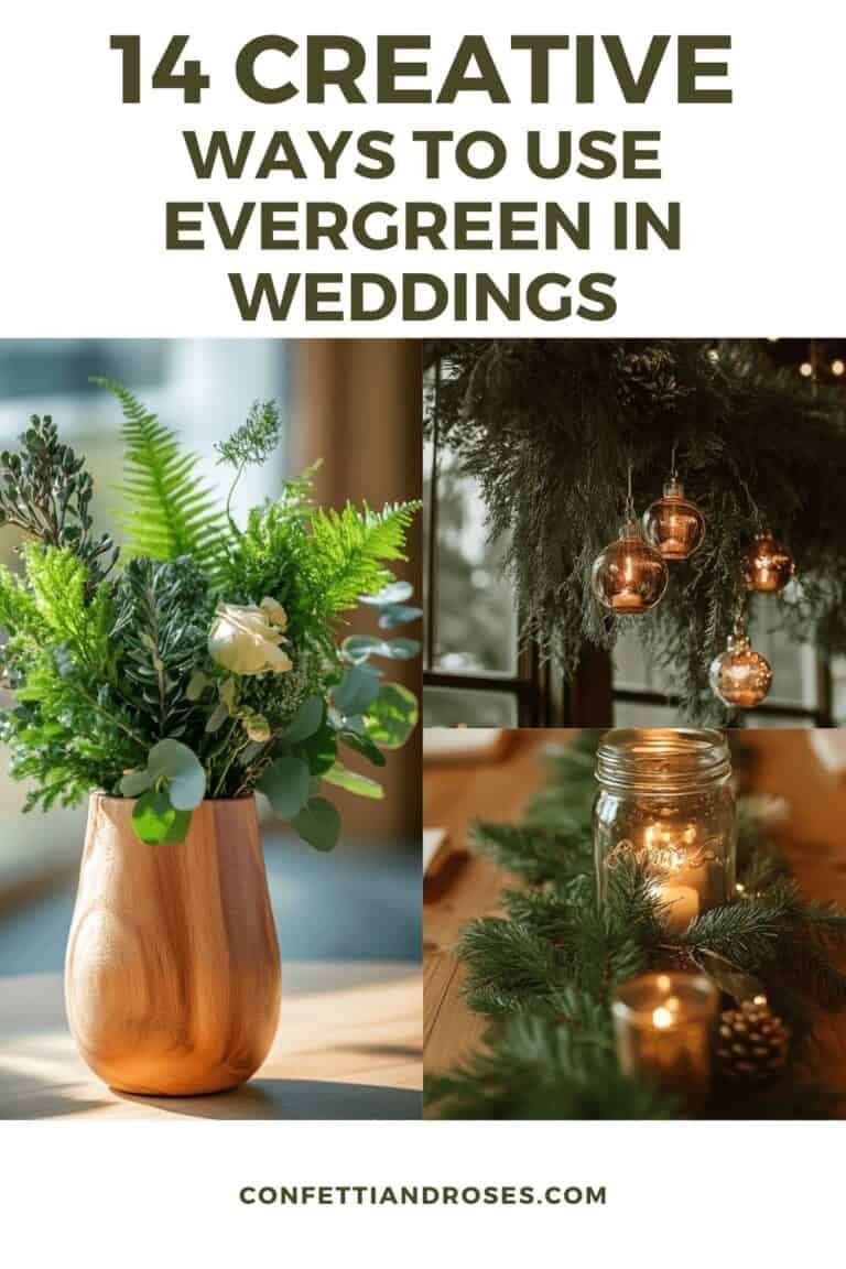 14 Breathtaking Ways To Use Evergreen At Your Wedding • Confetti & Roses