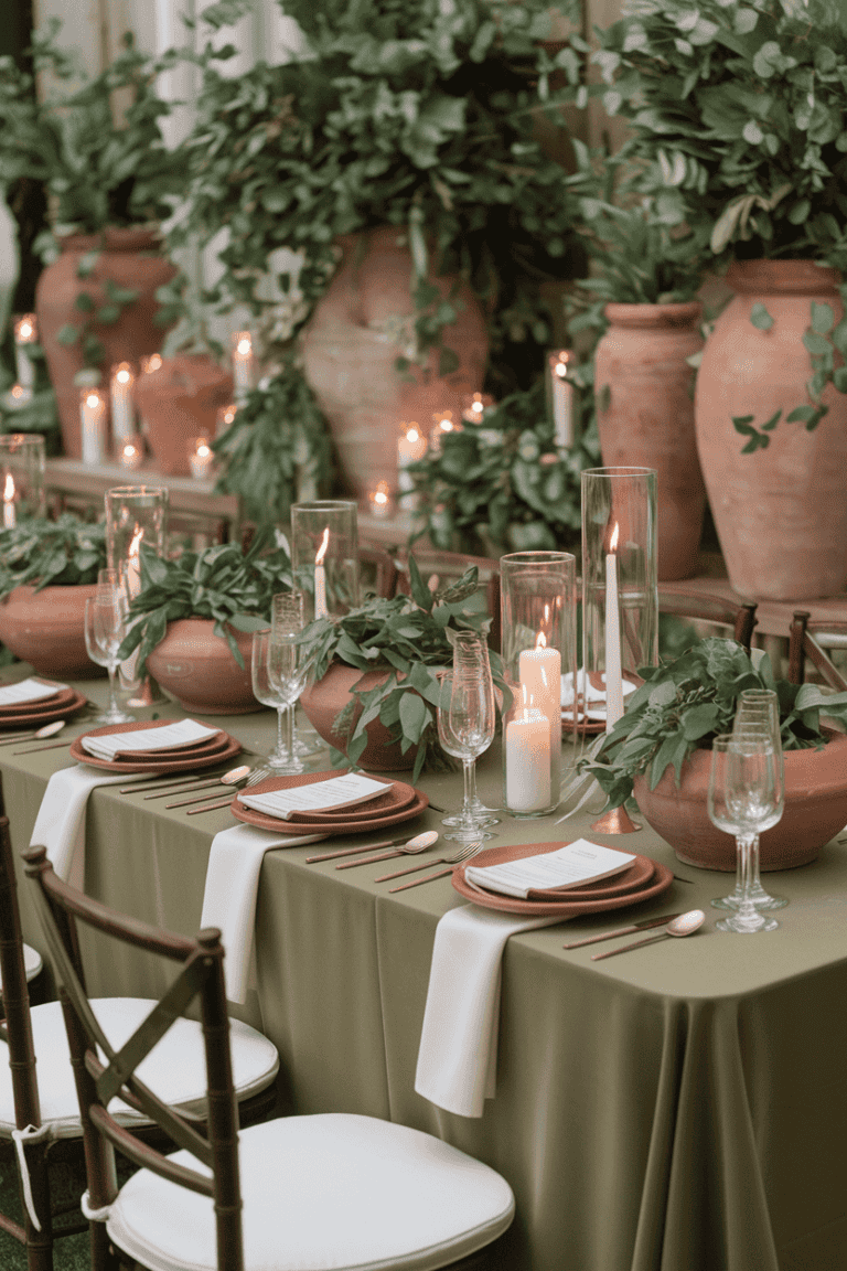 25 Ideas For Olive Green Weddings Plus Pallett Ideas • Confetti & Roses