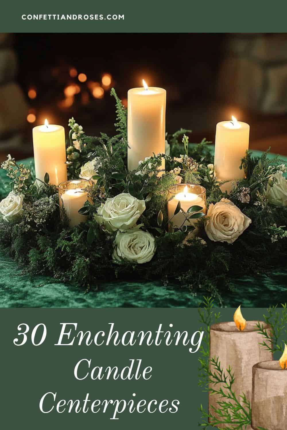 30 Enchanting Candle Centerpieces For Your Special Event • Confetti & Roses