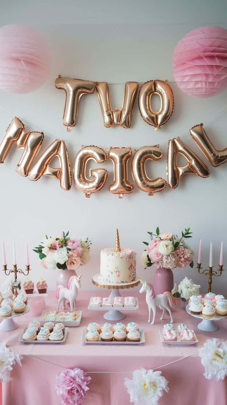 23 Magical 2nd Birthday Party Ideas For Girls • Confetti & Roses