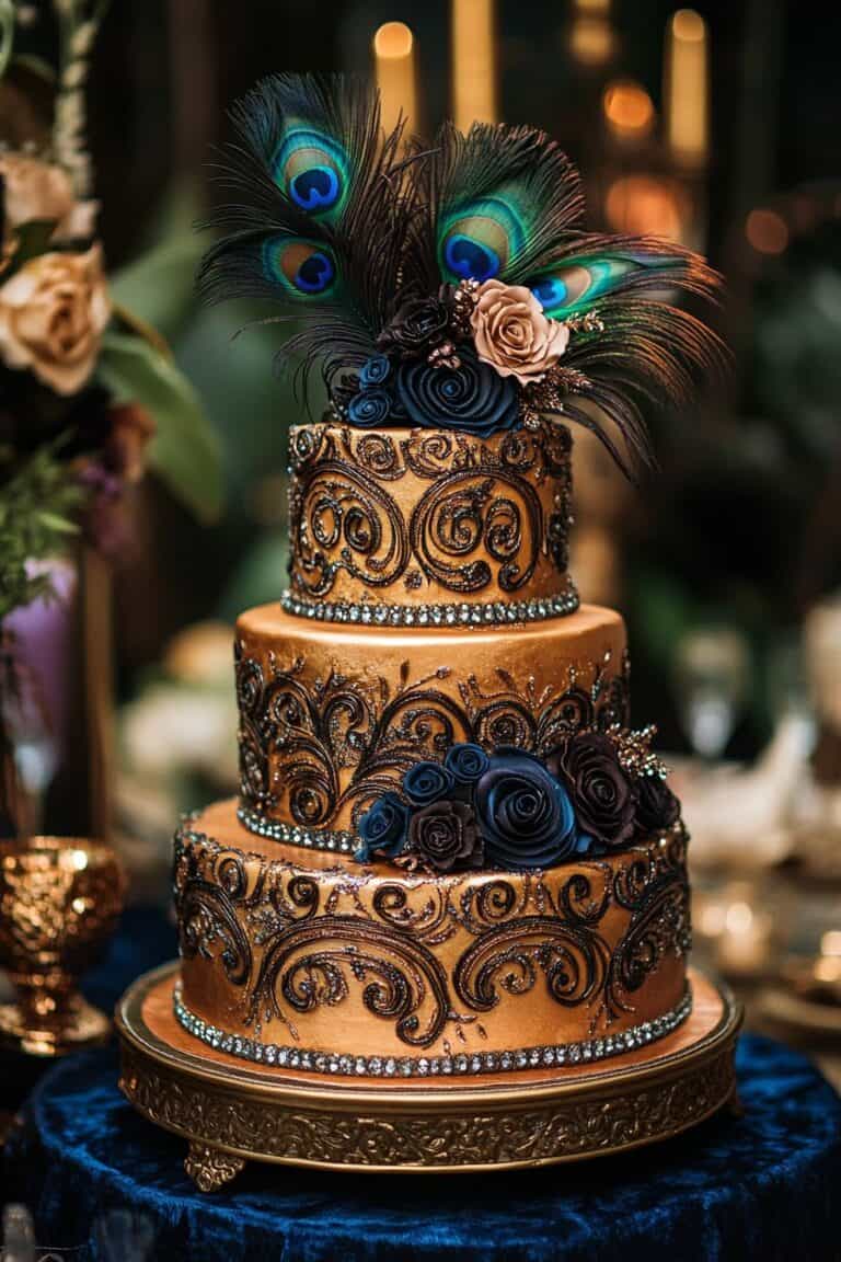 28 Boho Wedding Cake Ideas To Enchant Your Celebration • Confetti & Roses