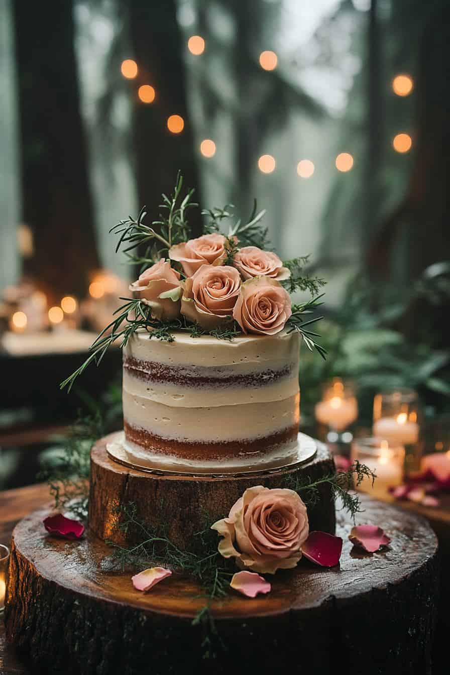 26 Dreamy Forest Wedding Cake Ideas To Inspire Your Big Day • Confetti & Roses