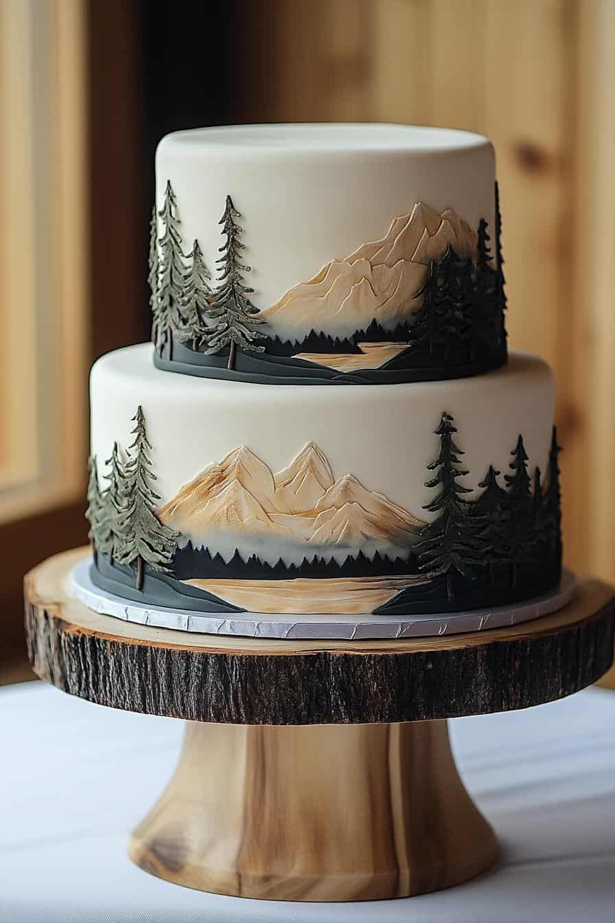 26 Dreamy Forest Wedding Cake Ideas To Inspire Your Big Day • Confetti ...