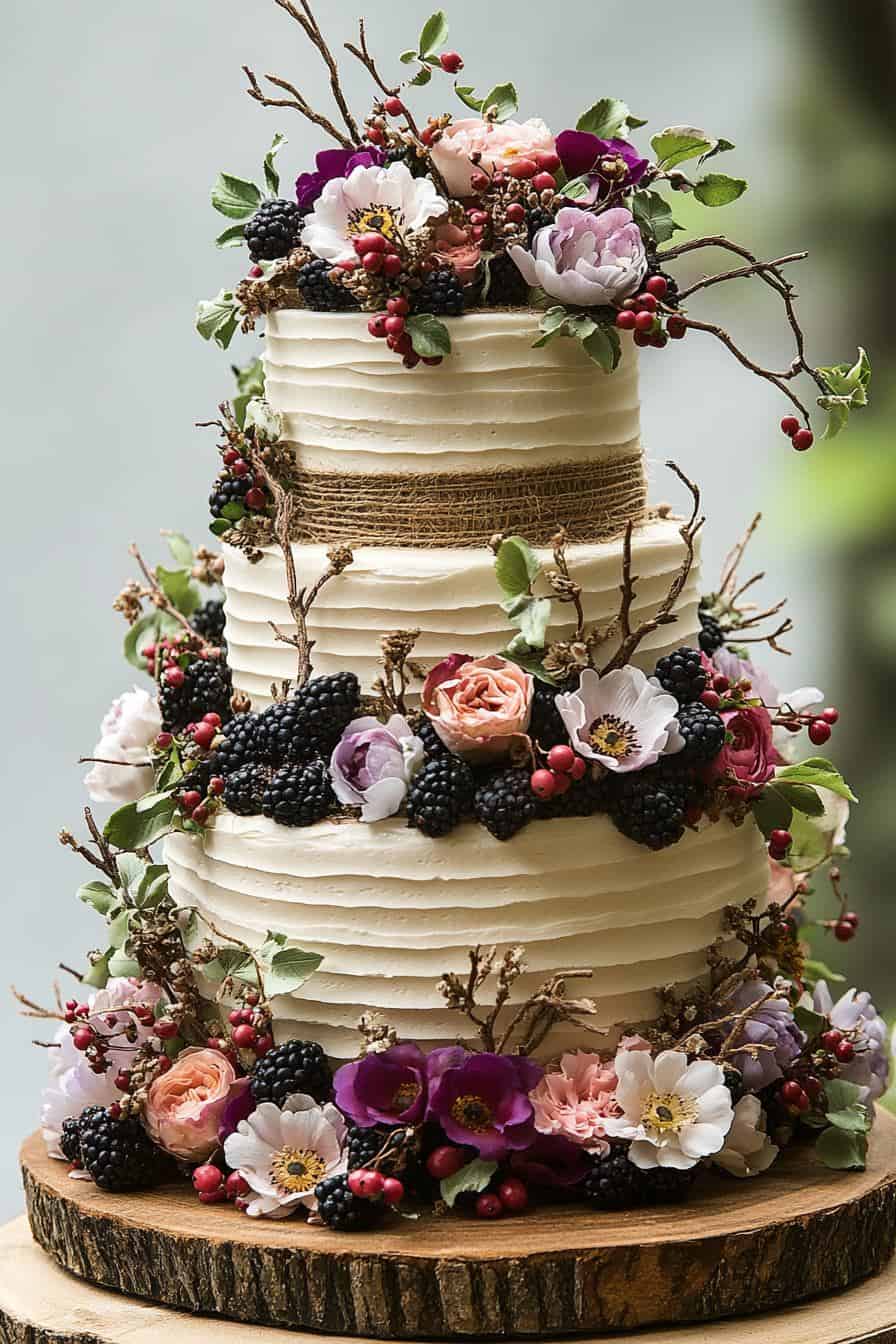 26 Dreamy Forest Wedding Cake Ideas To Inspire Your Big Day • Confetti & Roses
