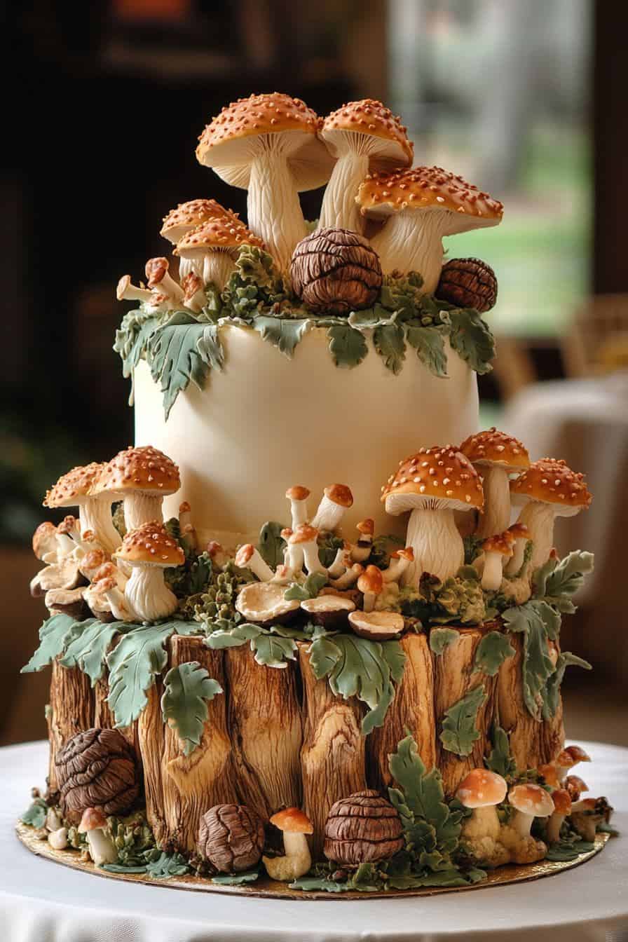 26 Dreamy Forest Wedding Cake Ideas To Inspire Your Big Day • Confetti & Roses