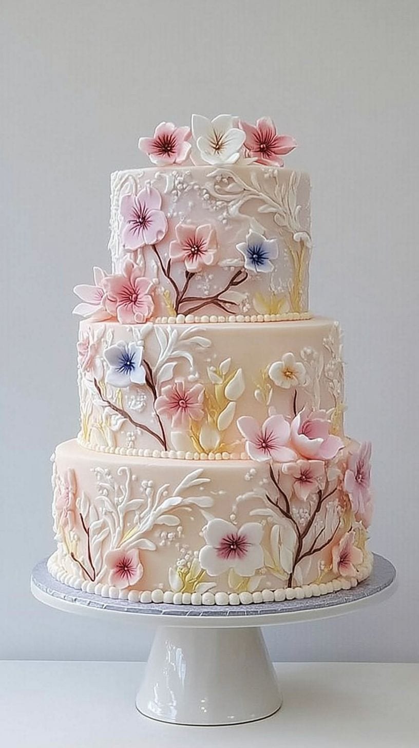 14 Stunning Spring Wedding Cakes To Make Your Big Day Bloom • Confetti ...