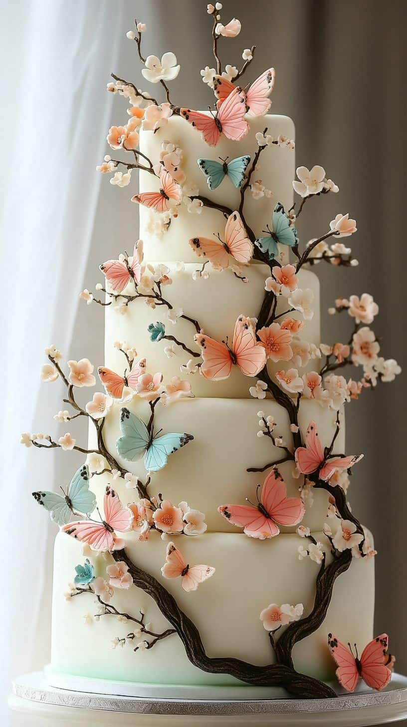 14 Stunning Spring Wedding Cakes To Make Your Big Day Bloom • Confetti ...
