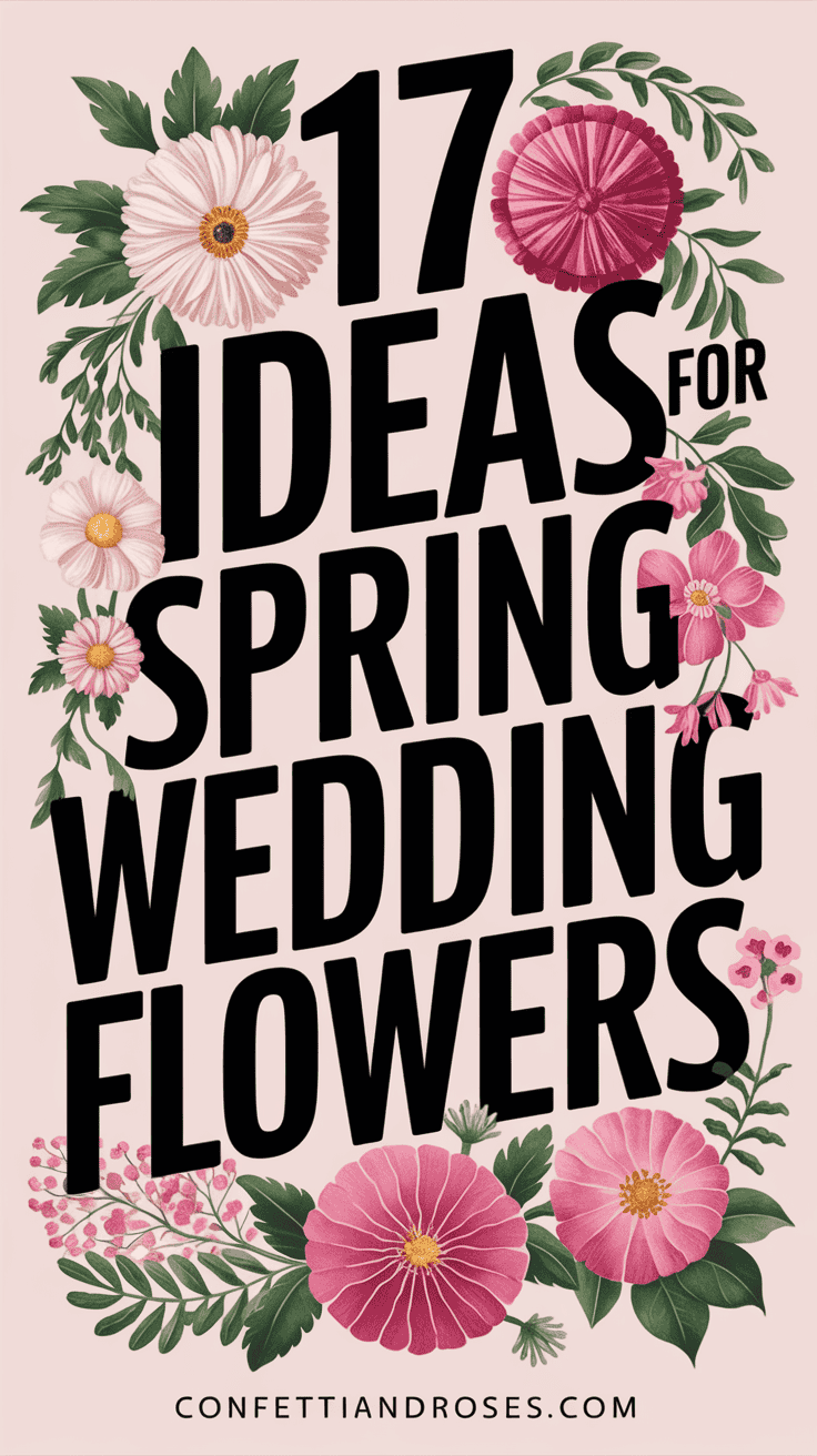 Blooming Love: 17 Ideas For Spring Wedding Flowers • Confetti & Roses
