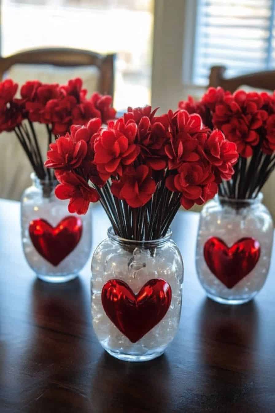 7 Creative Valentine's Day Centerpieces Ideas • Confetti & Roses