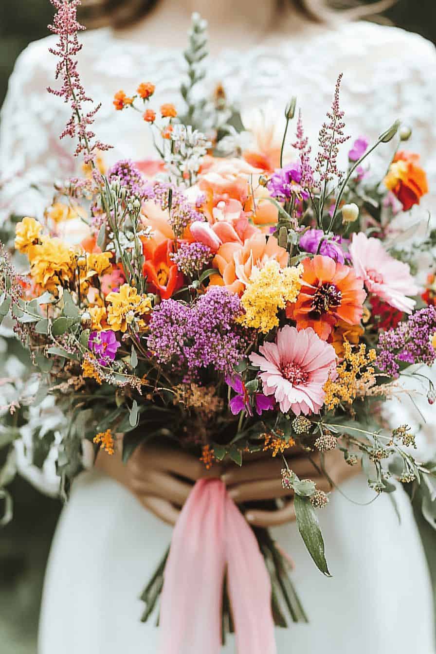 20 Wildflower Bouquet Ideas That Will Make You Fall In Love • Confetti ...