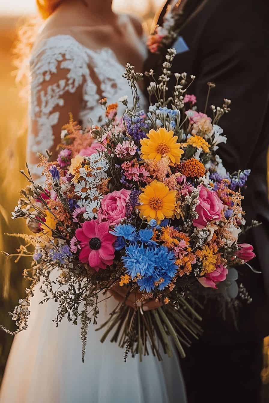 20 Wildflower Bouquet Ideas That Will Make You Fall In Love • Confetti ...