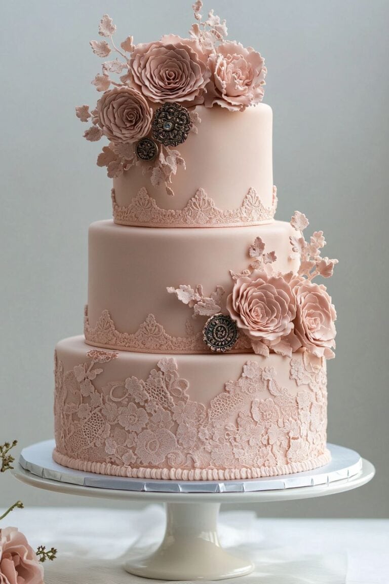From Classic To Creative: 40 Three Tier Wedding Cakes You’ll Love • Confetti & Roses