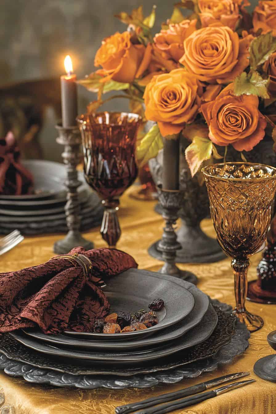 Create Ambience With 24 Stunning Moody Wedding Table Setting • Confetti ...