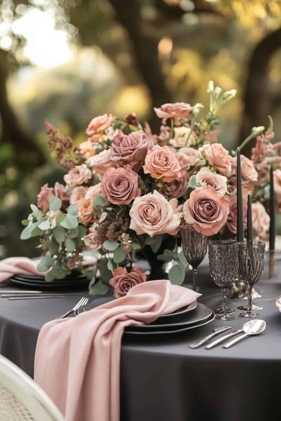 Create Ambience With 24 Stunning Moody Wedding Table Setting • Confetti ...