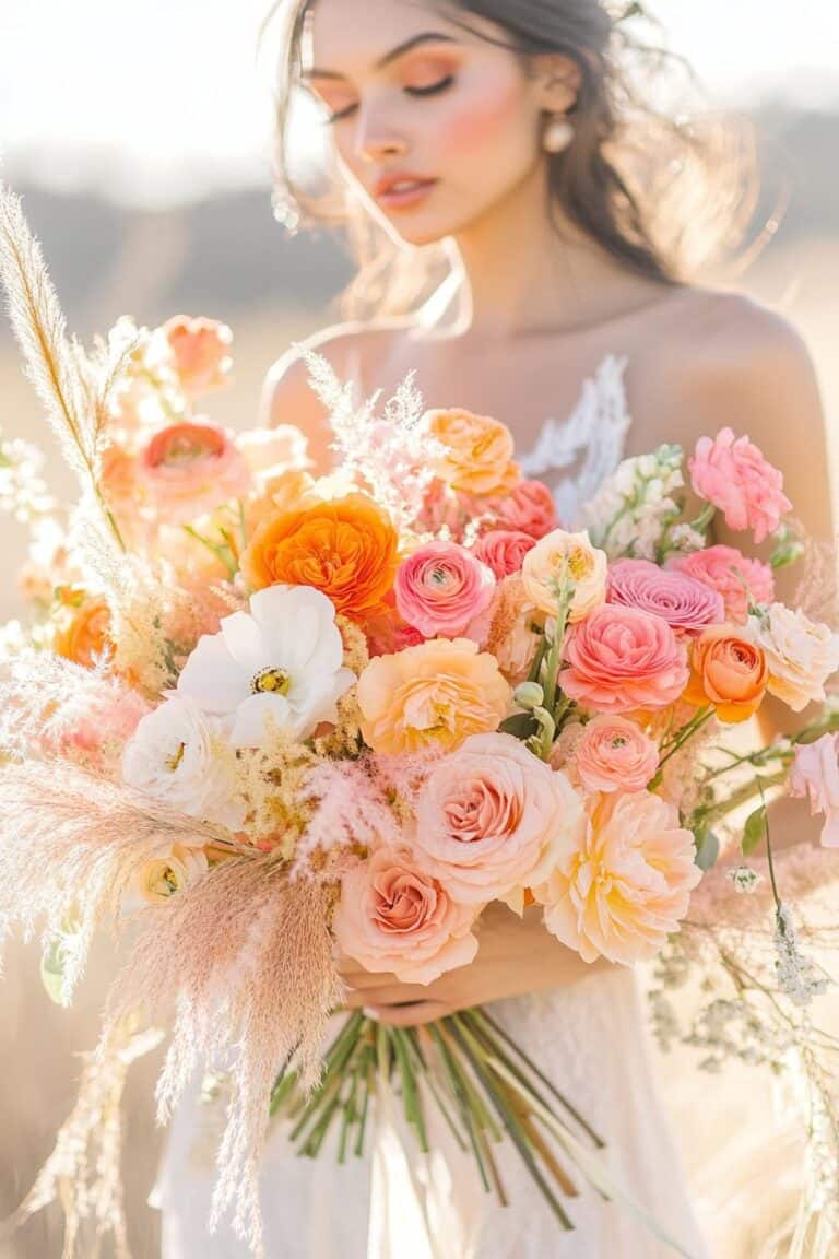 Orange And Pink Wedding Color Scheme Ideas You’ll Love • Confetti & Roses
