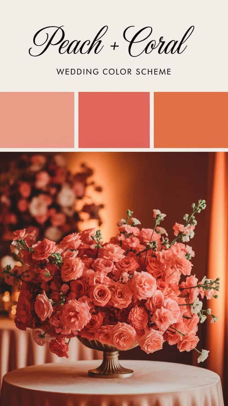 Orange And Pink Wedding Color Scheme Ideas You’ll Love • Confetti & Roses