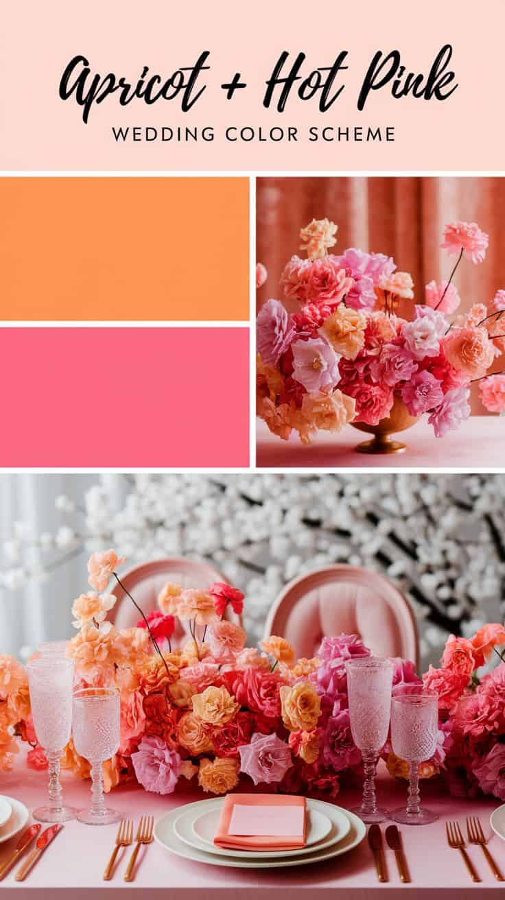 Orange And Pink Wedding Color Scheme Ideas You’ll Love • Confetti & Roses