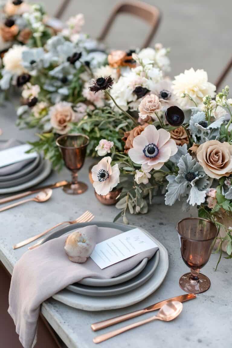 Create Ambience With 24 Stunning Moody Wedding Table Setting • Confetti ...