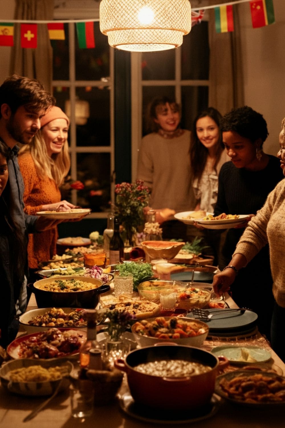How To Plan The Ultimate All Around The World Potluck • Confetti & Roses