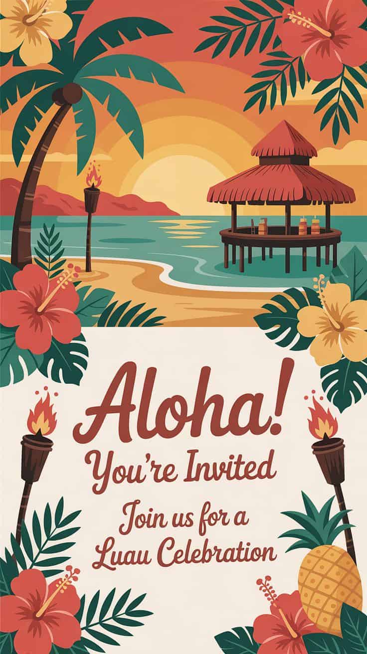 10 Luau Party Ideas For The Ultimate Tropical Bash • Confetti & Roses