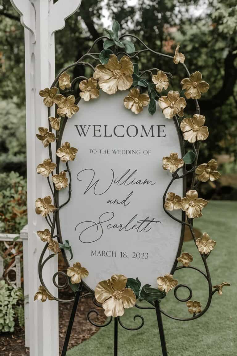 4 Creative Wedding Welcome Sign Ideas For Every Style • Confetti & Roses