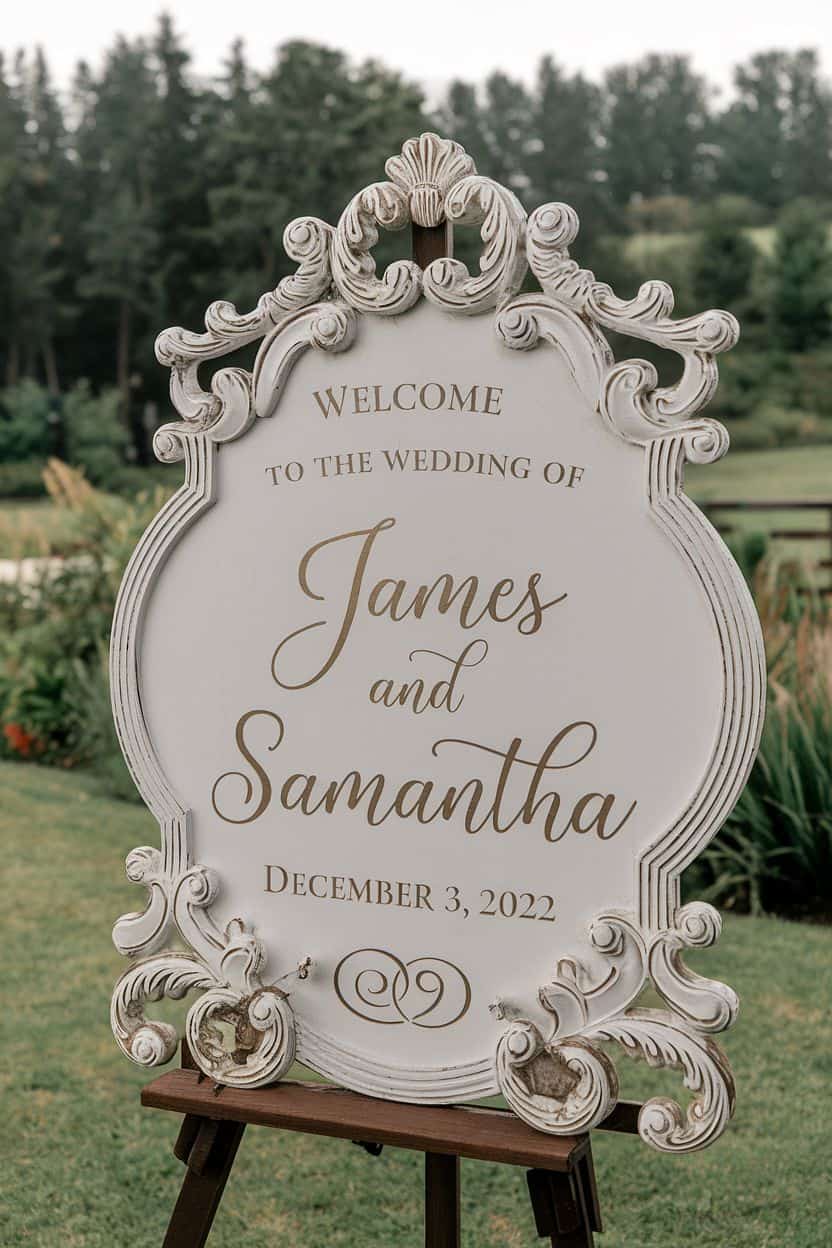 4 Creative Wedding Welcome Sign Ideas For Every Style • Confetti & Roses