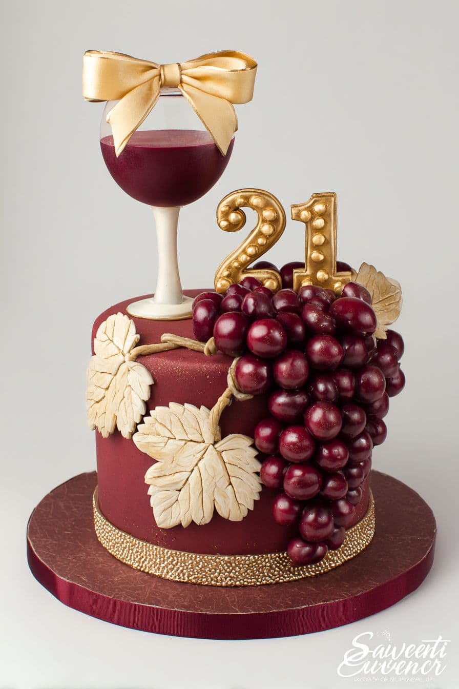 22 Creative 21st Birthday Cake Design Ideas To Make The Big Day ...