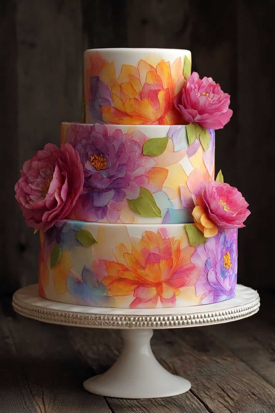 18 Modern Birthday Cakes That Will Wow Your Guests • Confetti & Roses