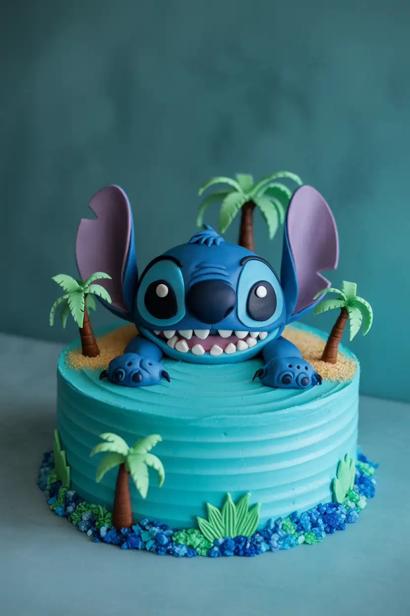 8 Stitch Cake Ideas And Styles For An Epic BIrthday • Confetti & Roses