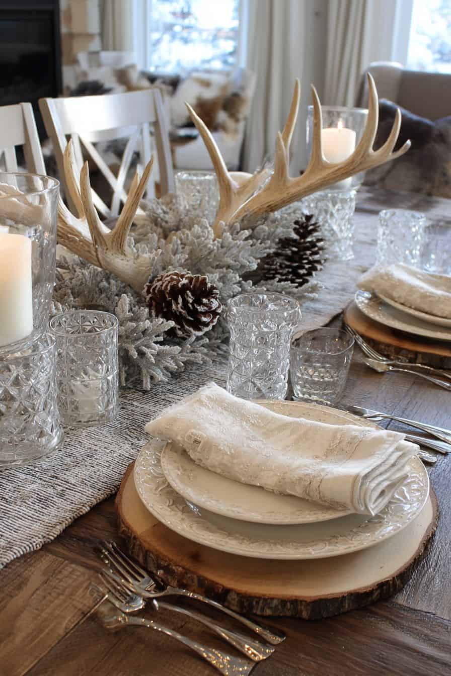 20 Beautiful Winter Tablescape Ideas For Your Home • Confetti & Roses