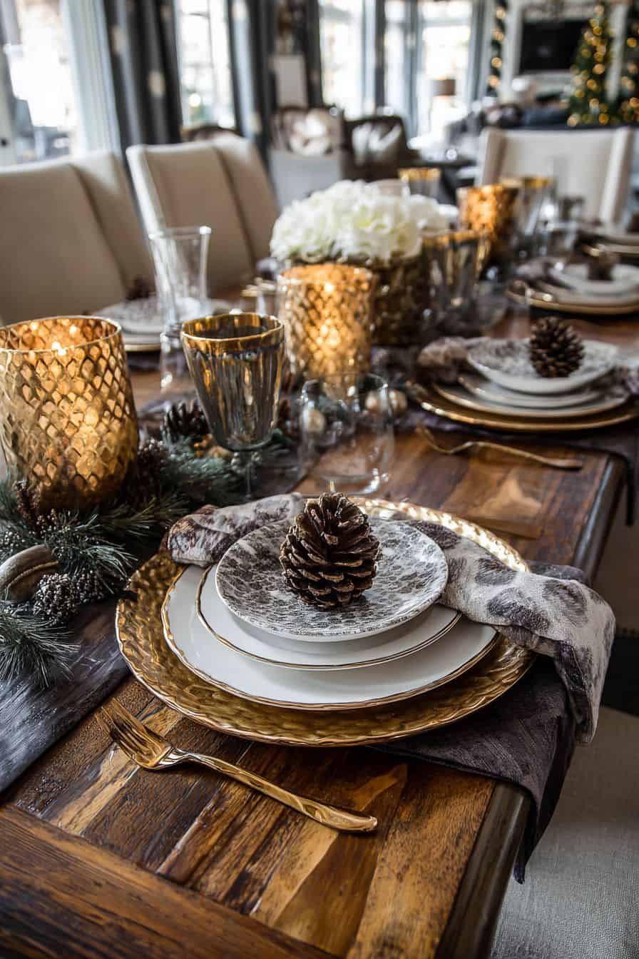 20 Beautiful Winter Tablescape Ideas For Your Home • Confetti & Roses