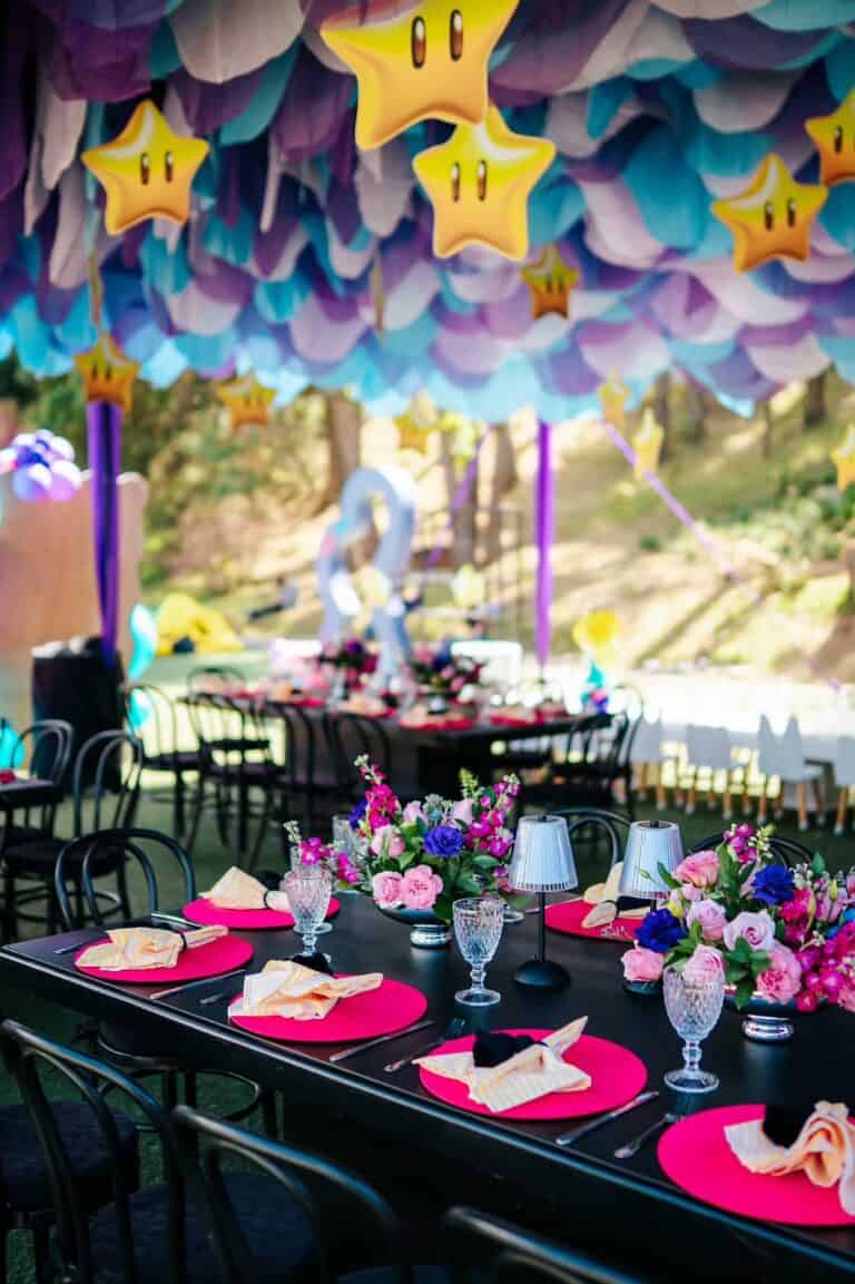 24 Epic Mario Galaxy Birthday Party Ideas • Confetti & Roses