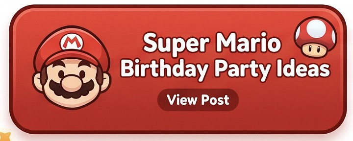 24 Epic Mario Galaxy Birthday Party Ideas • Confetti & Roses